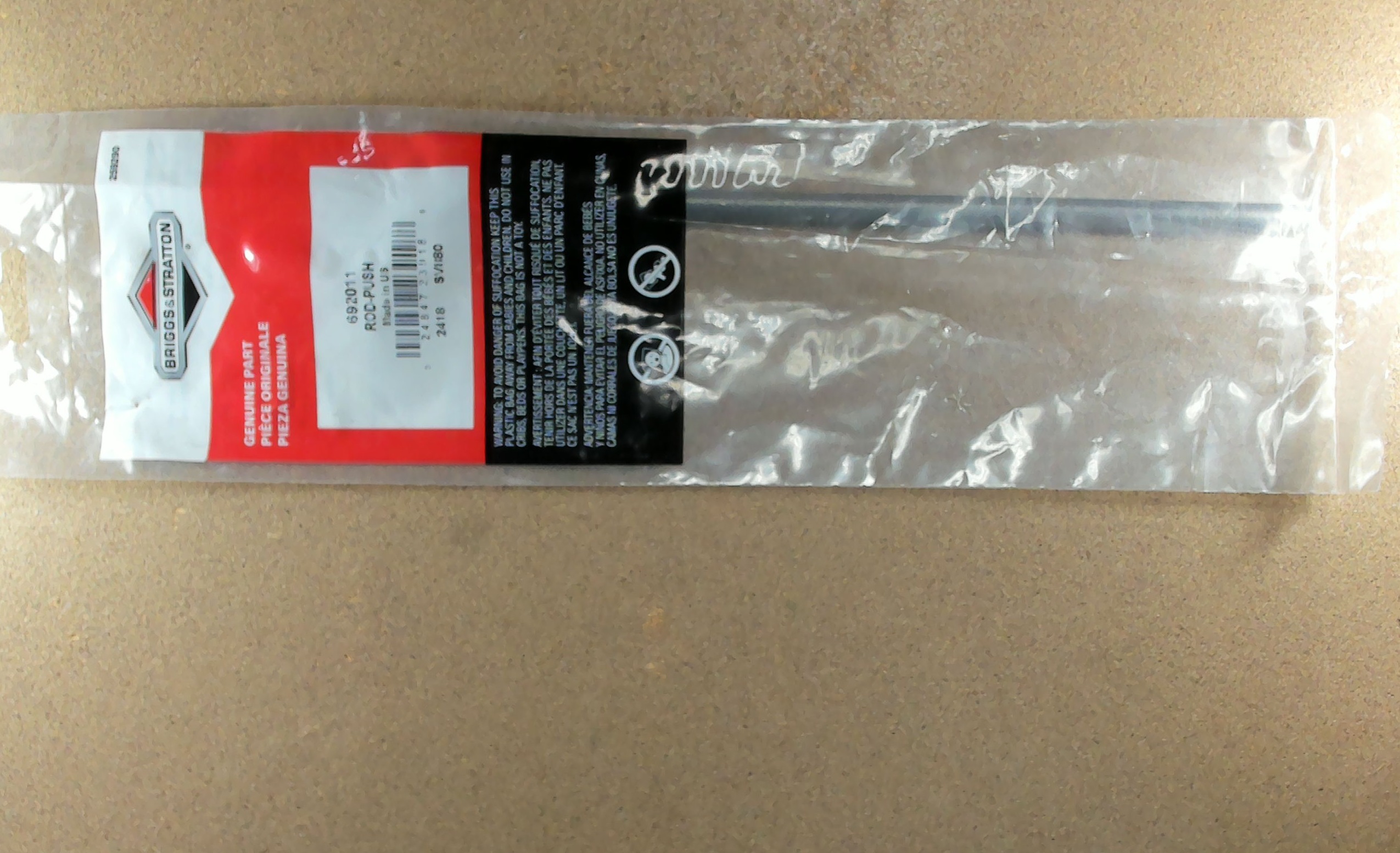 692011 Briggs & Stratton Push Rod Replaces 495136 692011 - Finney's ...