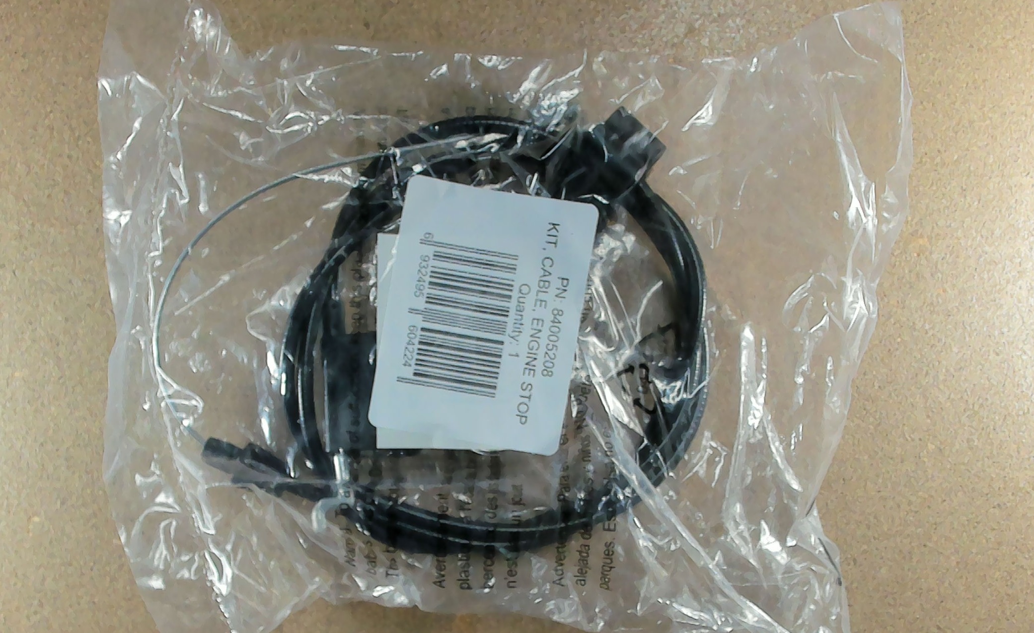 84005208 Daye Engine Stop Cable Kit - Finney's Part Depot